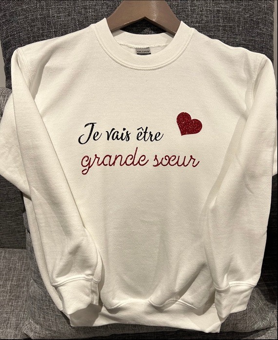 Pull enfant personnalisé - Yuna création